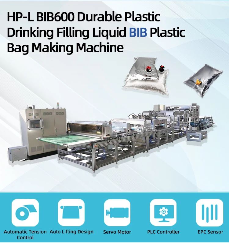 HP-L BIB600 Hanplas Full Automatic Plastic Bag Making Machine
