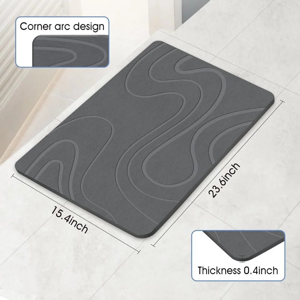 CF Customized Design Bathroom Quick Drying Diatomaceous Earth Diatom ...