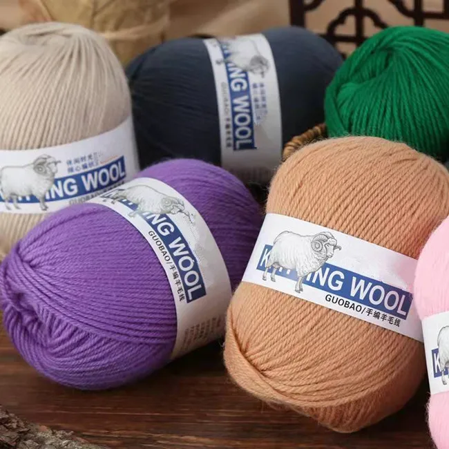 Factory Wholesale Various Colors 290 New Zealand Merino Pure Wool 2ply ...