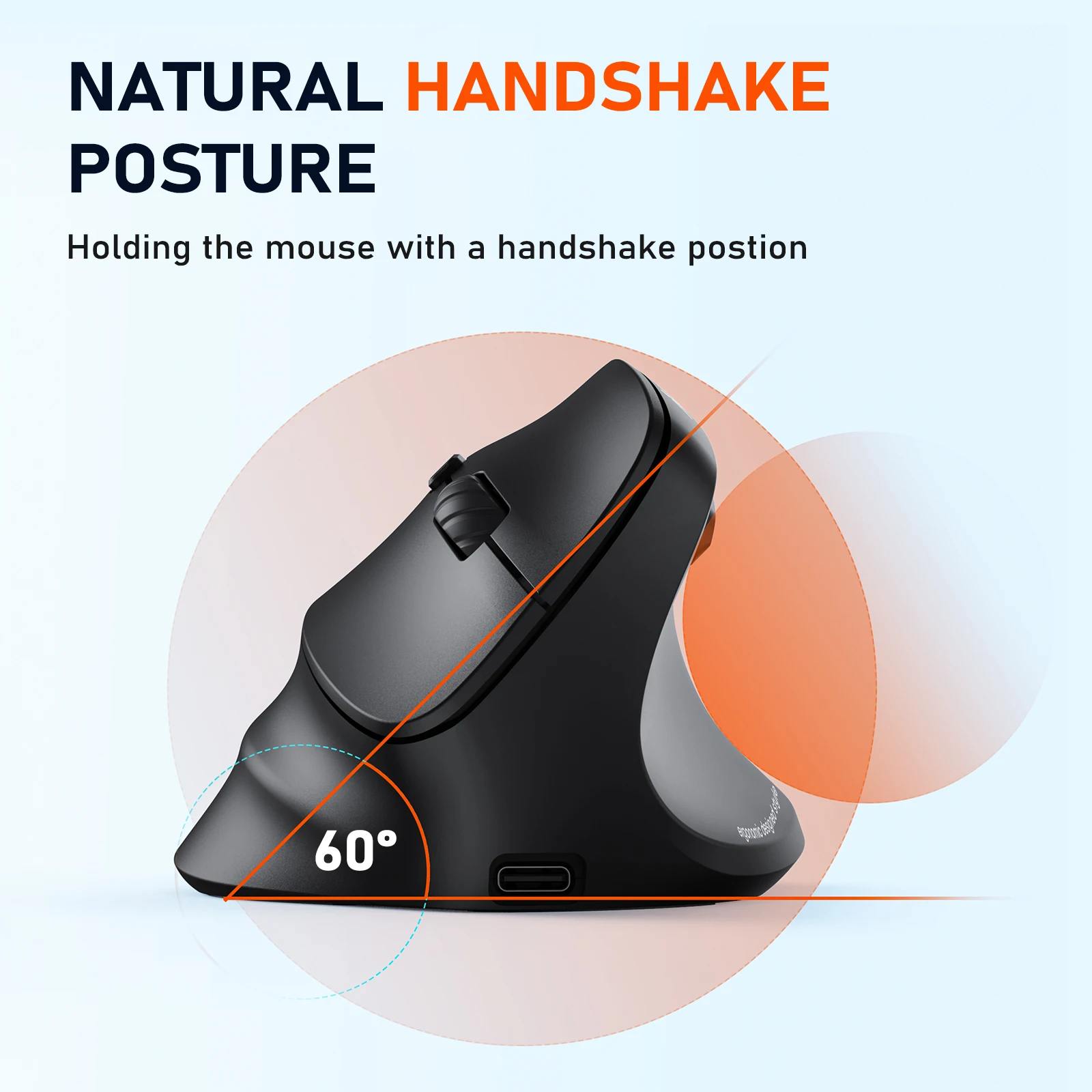 Meetion Btm010r Ergonomic Rechargeable Wireless Ergonomic Vertical ...