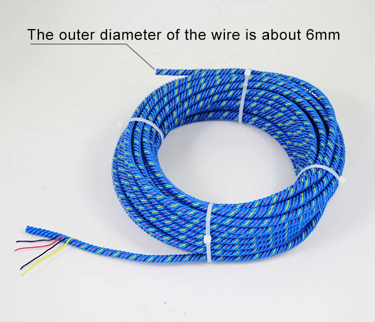 4 Cores Location Water Leak Detector Rope - Smart Home Security