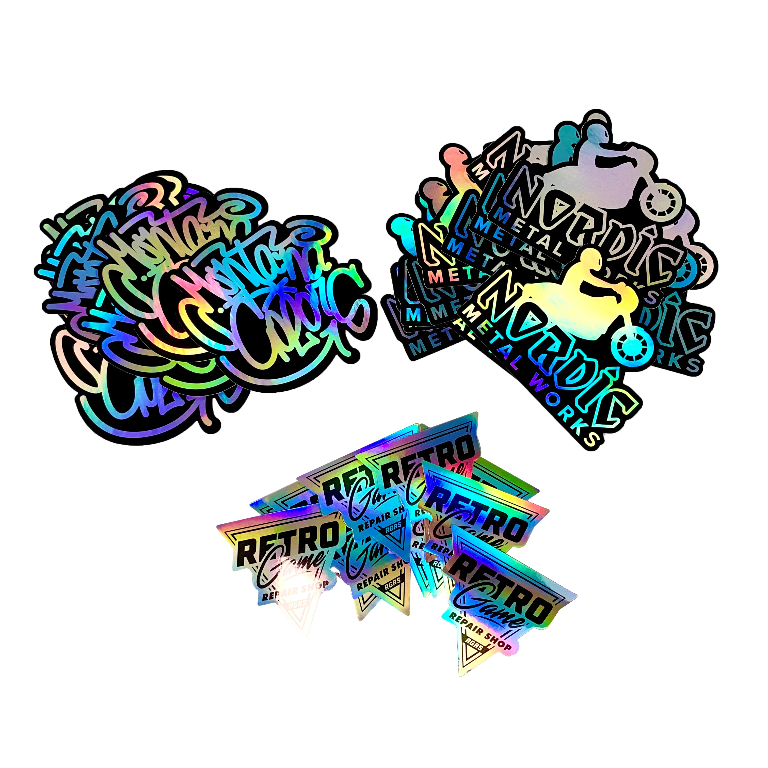 Custom Sticker Printing - Die Cut Decal Stickers Hologram