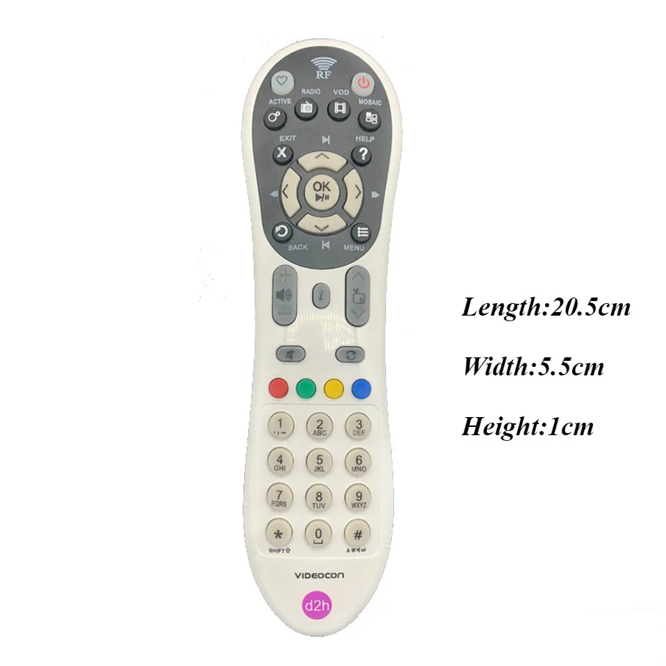 Wholesale Videocon d2h RF 100% Original Remote For HD Set-Top Box With ...