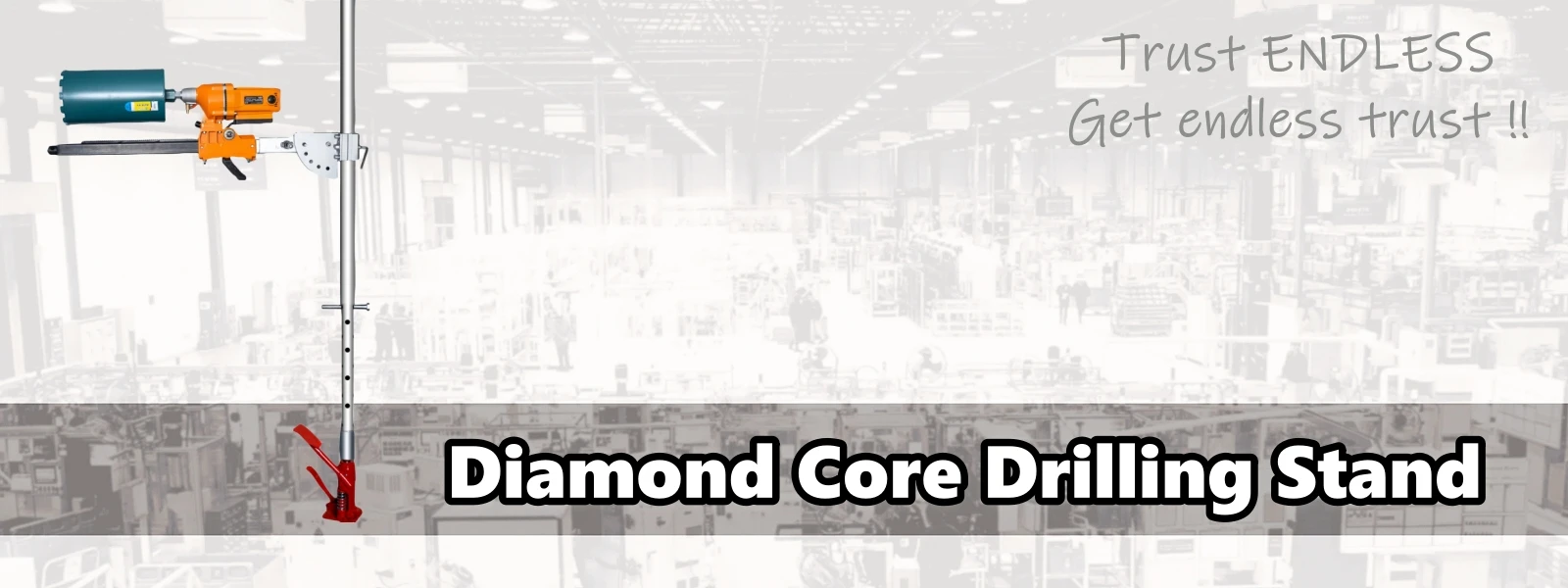 All-direction Vertical Concrete Core Cutting Rig Hydraulic Lift Arm ...