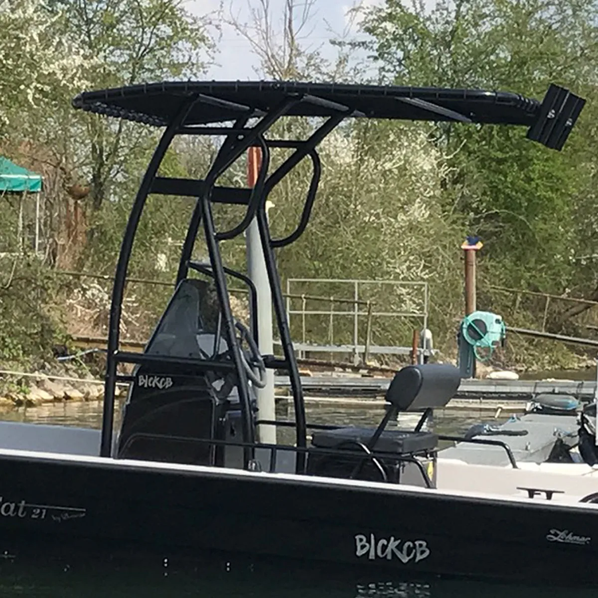 Raider RD510 Heavy Duty Folding T-Top for Center Console Boats with ...