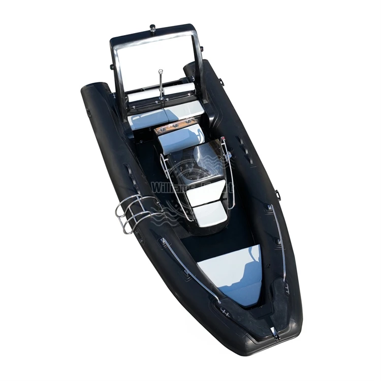 20ft Fiberglass Cuddy Cabin Fishing Boat 5.8m Rib Boats With Electric ...