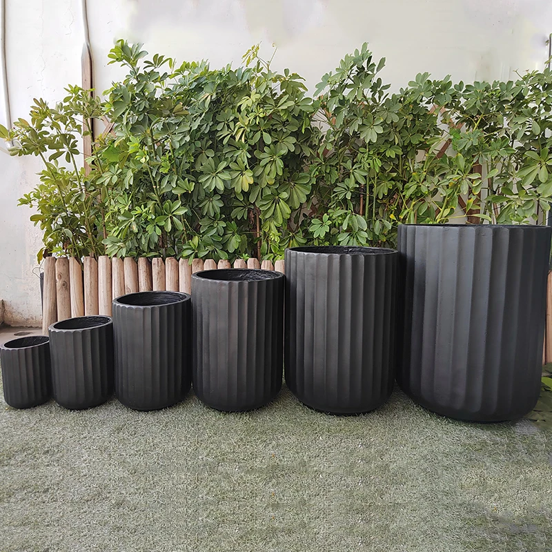 Fiberglass Pots and Planter Vase Large Wholesale Flower Pots Garden ...