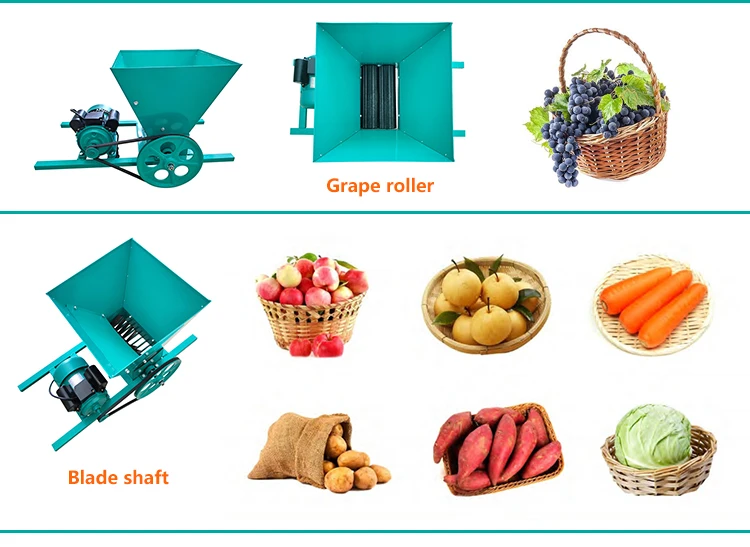 Fruit Portable Fruit Crusher Machine - Grape & Apple