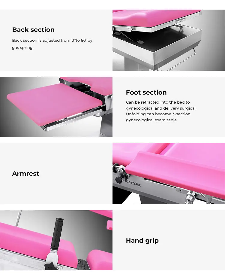 Hospital Electric Gynecological Obstetric Delivery Portable Exam Table ...