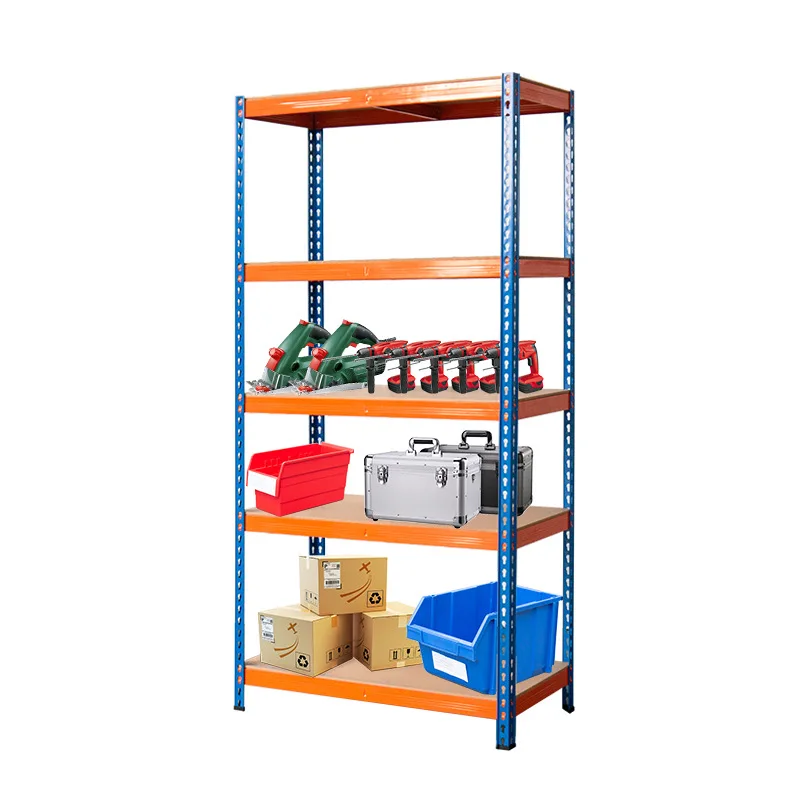 Industrial Steel Boltless Warehouse Garage Storage Stacking Rack ...