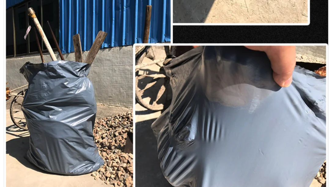 Custom Printed Black Ldpe Hdpe Plastic Bin Industrial Garbage Bag ...