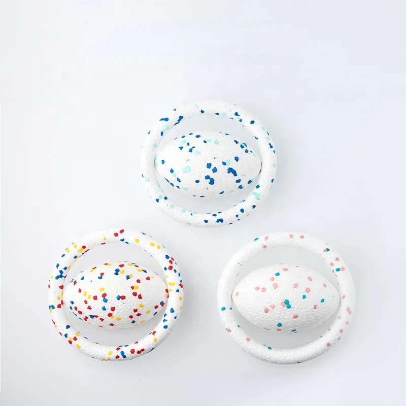 Etpu Bite Resistant Molar Bite Pet Dog Toy Bite Ring Flying Discs ...