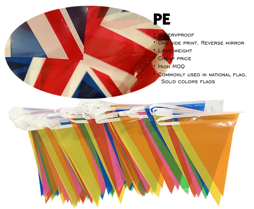 Custom Bunting Backstroke Flags for Swim Games & Events