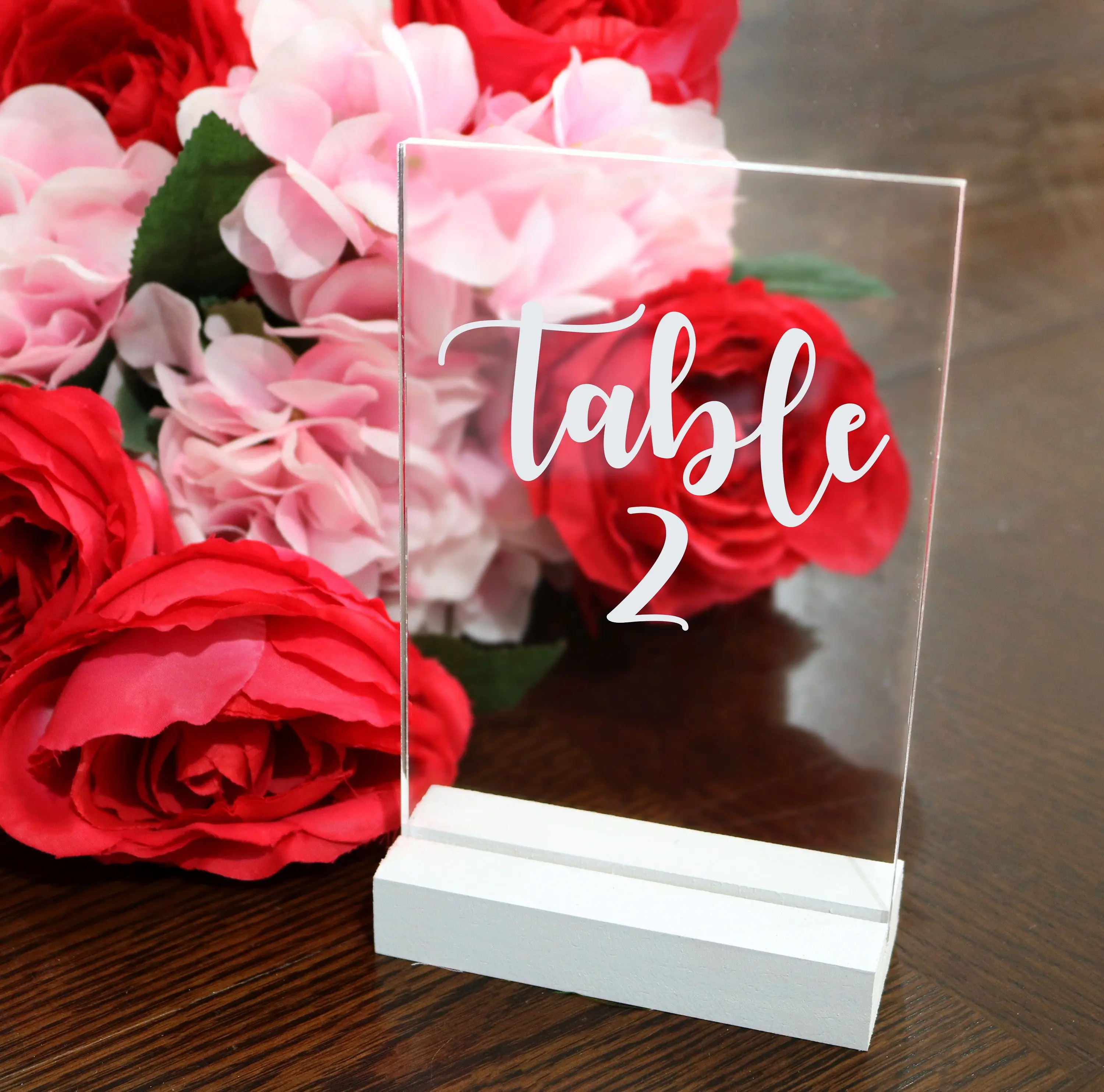 Wholesale Acrylic Table Sign Seating Chart Acrylic Sign Wedding Table ...