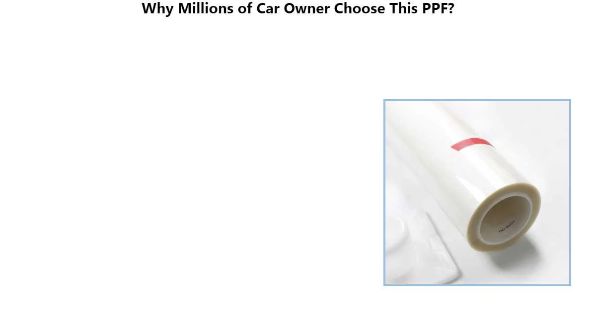 NICK PPF C&M 8mil - High-Quality Suntek TPU Paint Protection Film
