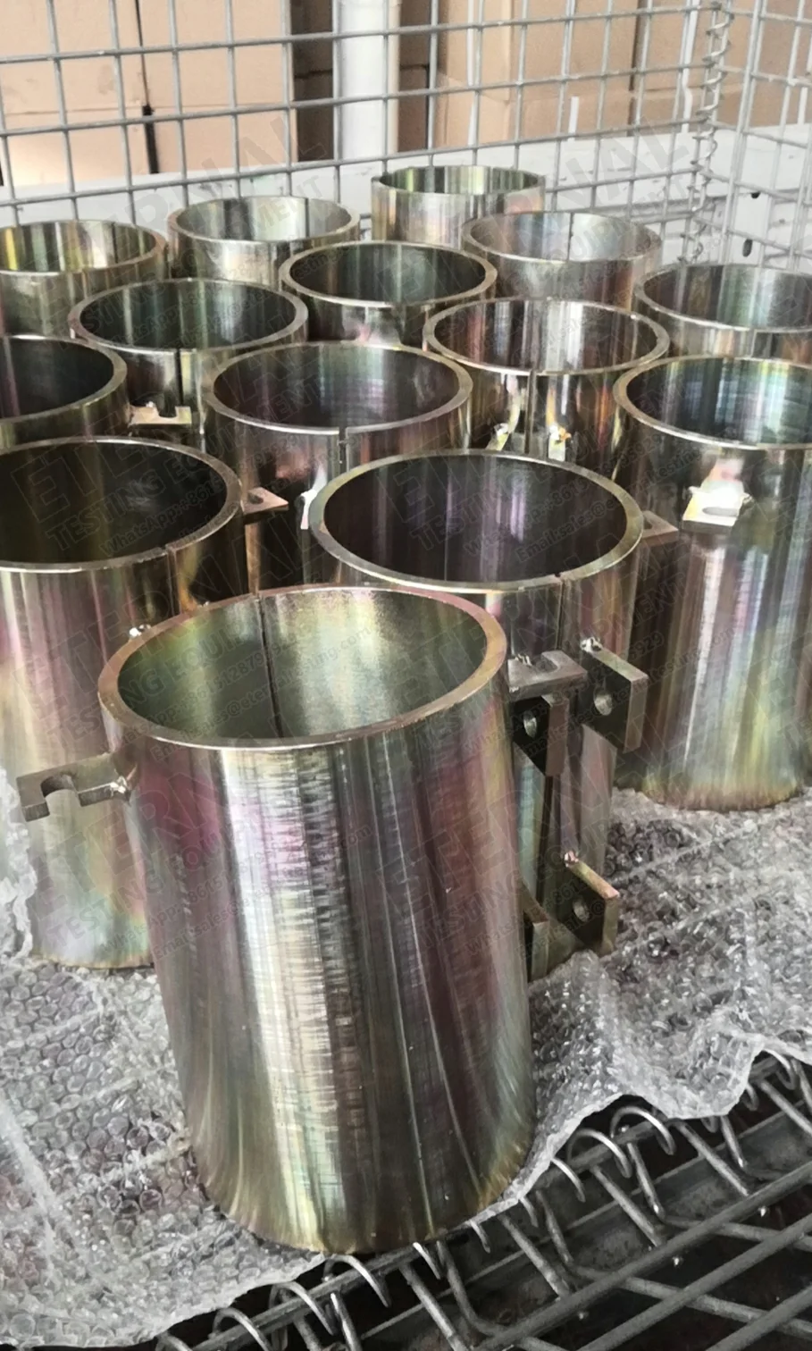 100mm And 150mm Steel Cylinder Mould For Concrete Test - Buy 100mm And ...