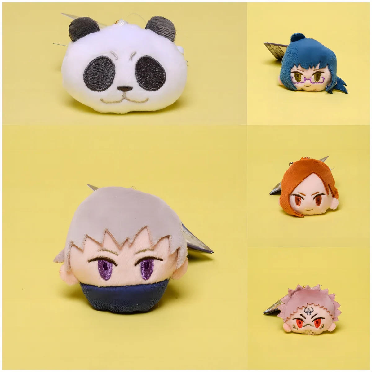 5 Designs 5cm Ryomen Sukuna Small Plush Toy Kawaii Big Head Mini ...