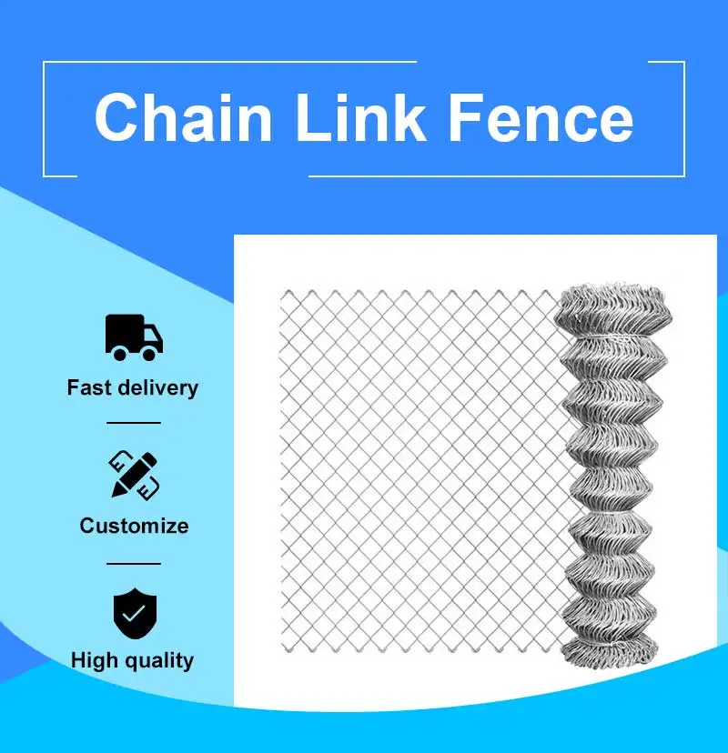 High Quality Chain Link Wire Mesh Hot Dipped Galvanized Pvc Coated ...