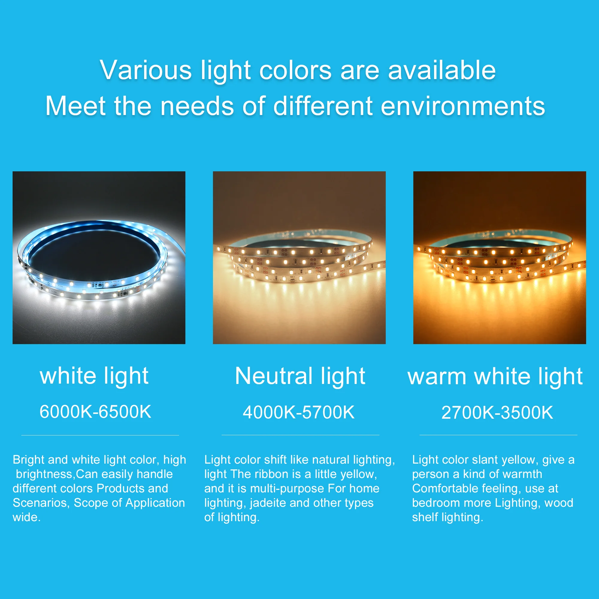 Htd Tape 60 120 240 Leds 5m/roll Waterproof Flexible 24v 5v 12v Warm ...