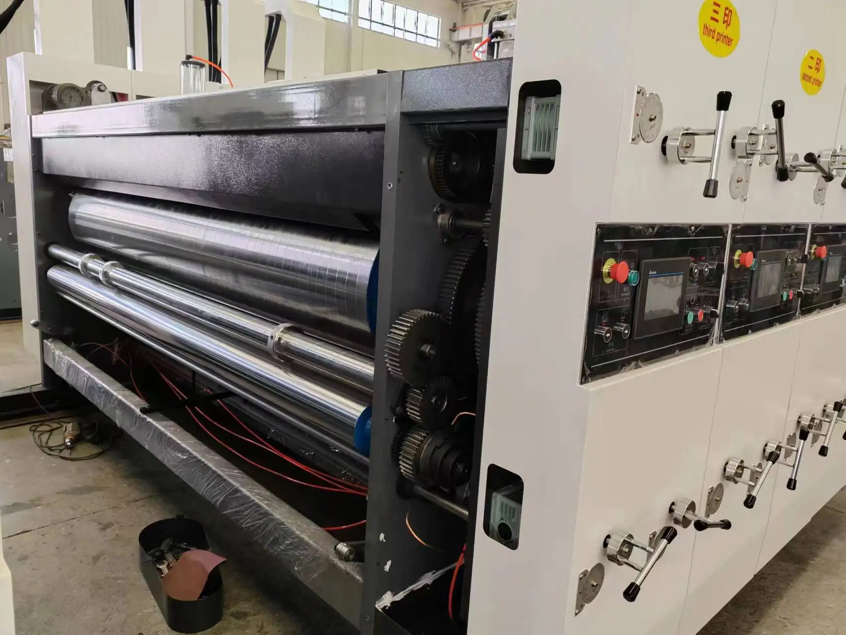 Automatic Pizza Box Making Machine Corrugated Carton Packaging Printing ...