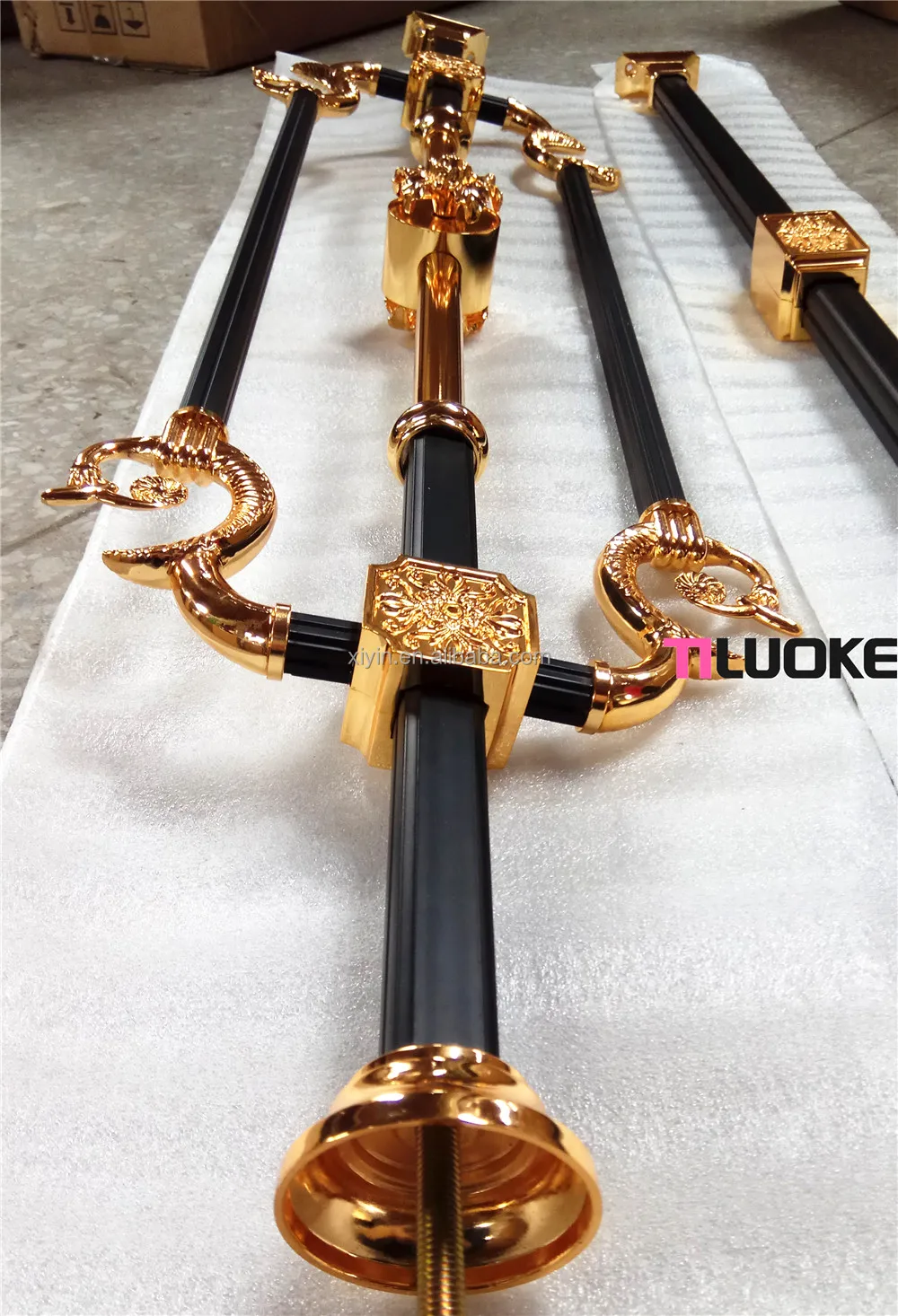 Modern Style Aluminum and Brass Baluster - Durable & Stylish