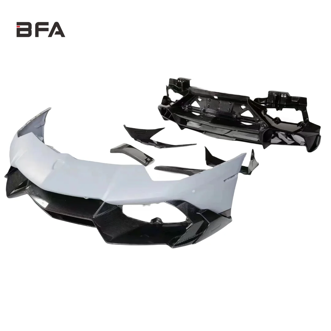 Dry Carbon Fiber Aventador SVJ Body Kit - Front Bumper