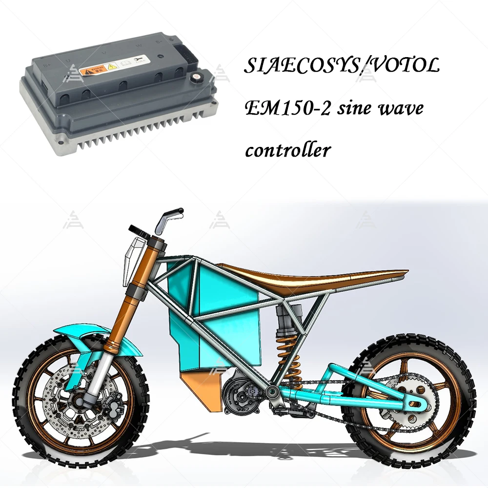 Votol Controller Programmable Em150-2sp 72v 150a Rated With Can-bus And ...