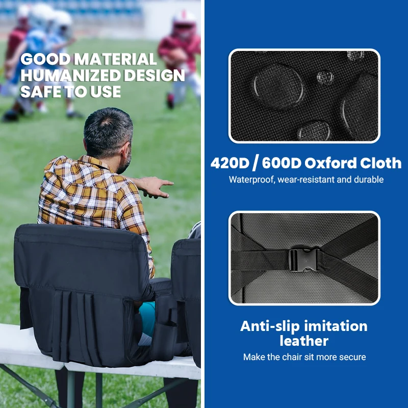 Alibaba.com: Custom Logo, Portable, Folding Stadium Chair with Armrest ...