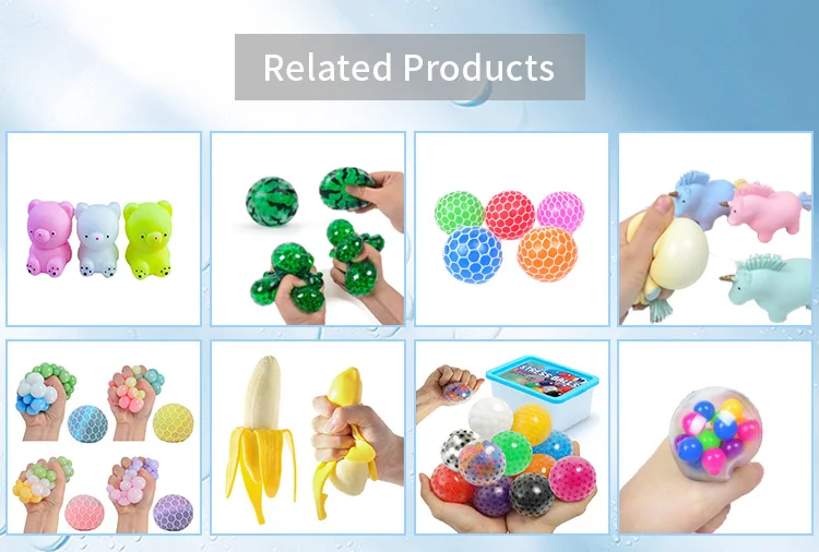 Sensory Anti-Stress Squeeze Grape Squishy Crystal Pectin