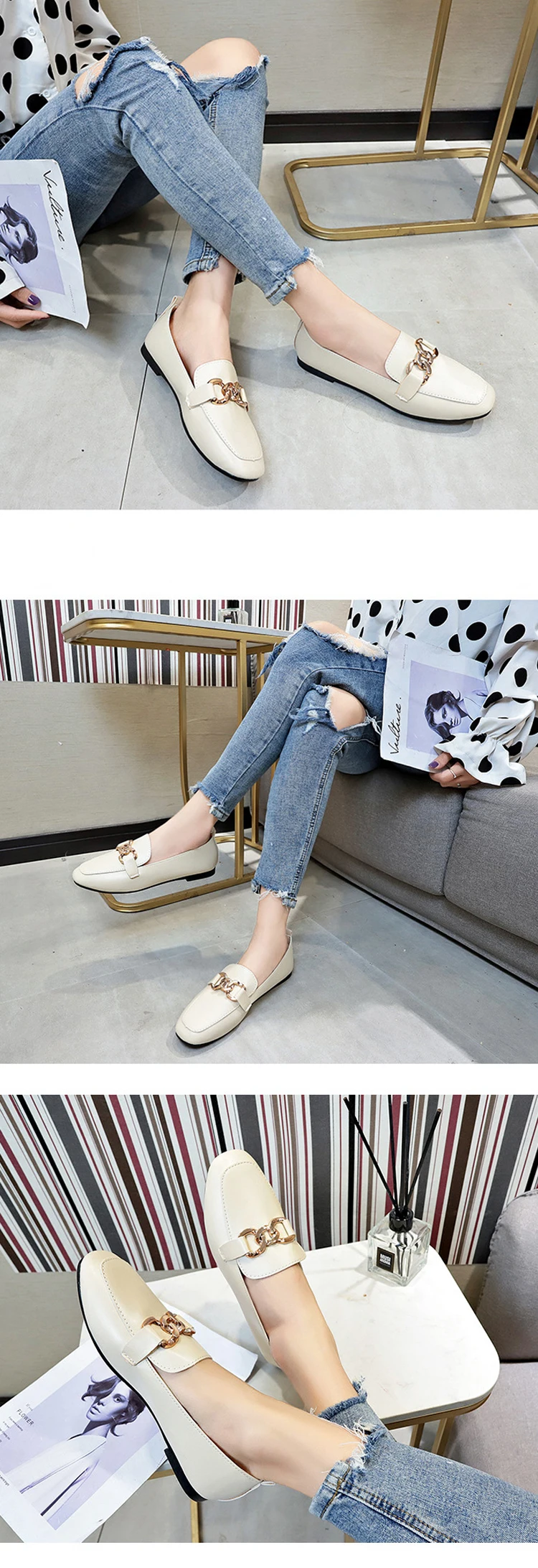 Casual Office Flats - Stylish & Comfortable Lofer Shoes