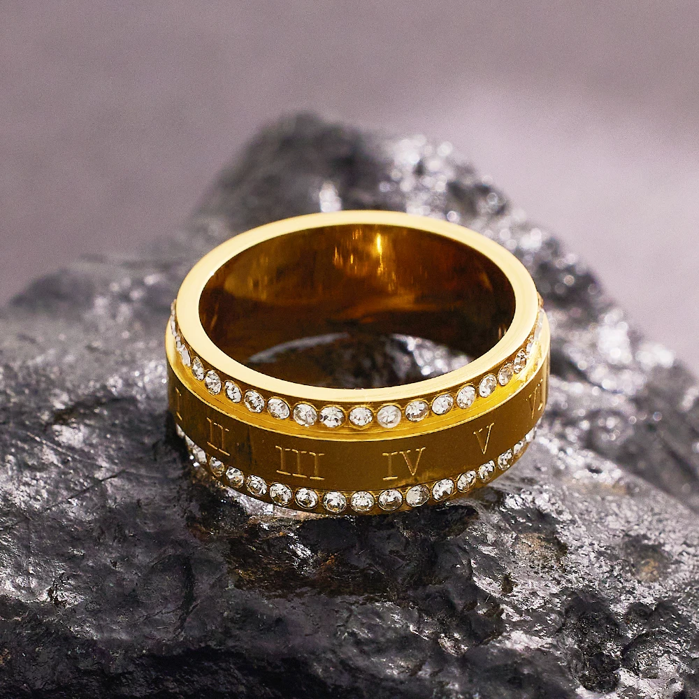 XIXI Roman Numerals Zircon Diamond Women’s Jewelry