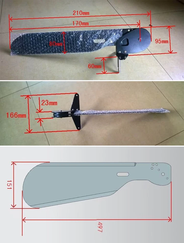 Boat Kayak Rudder Direction Foot Control Canoe Kayak Boat Tail ...