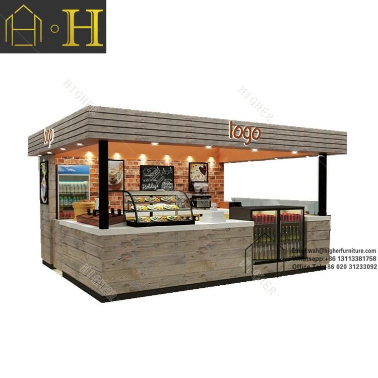 Luxury Food Kiosk Design for Retail - Customizable Solutions