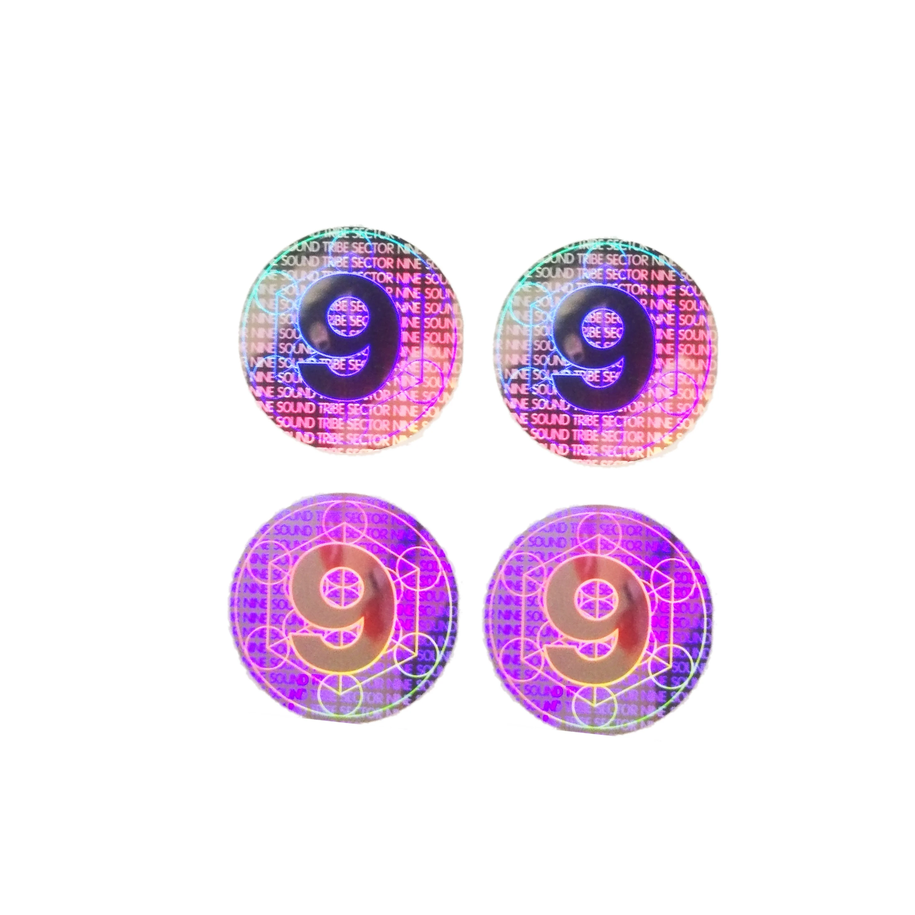 Custom Micro Text Printing 3D Hologram Stickers for Watches