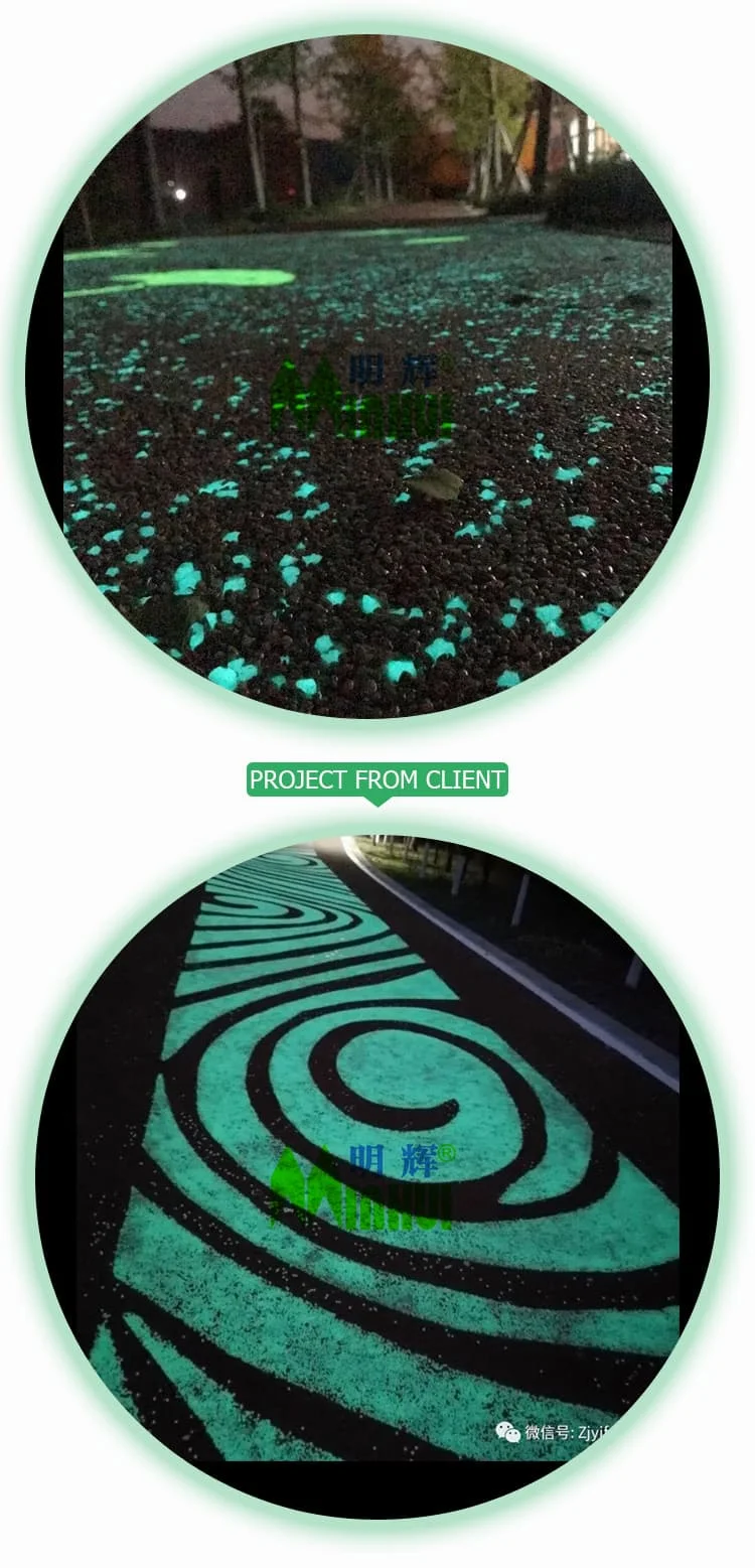 Glow in the Dark Paving Pebble Stones for Pool & Garden