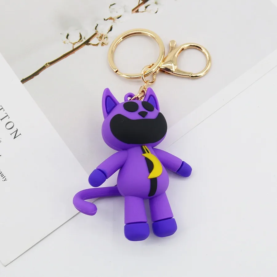 Cartoon Anime Pvc Keychains Playtime Smiling Critters Series-rabbit ...