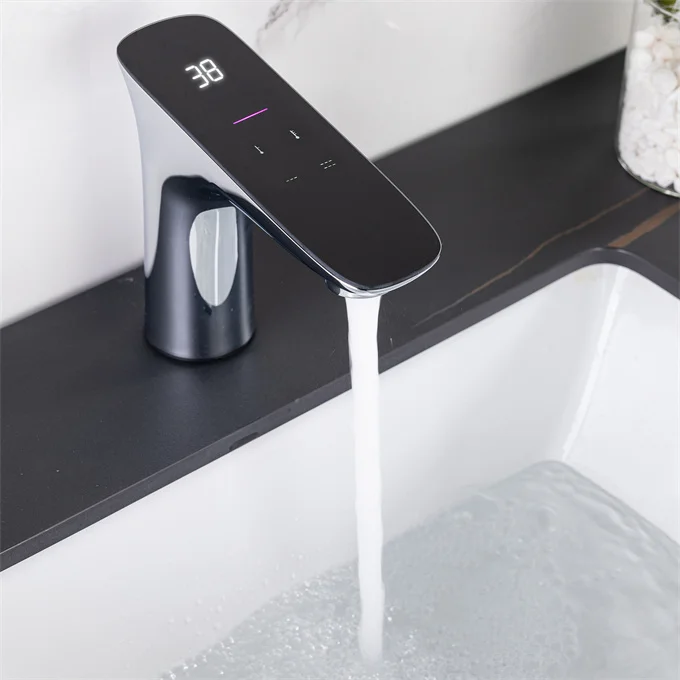 Sundream Bathroom Luxury High Technology Automatic Sense Digital Basin ...