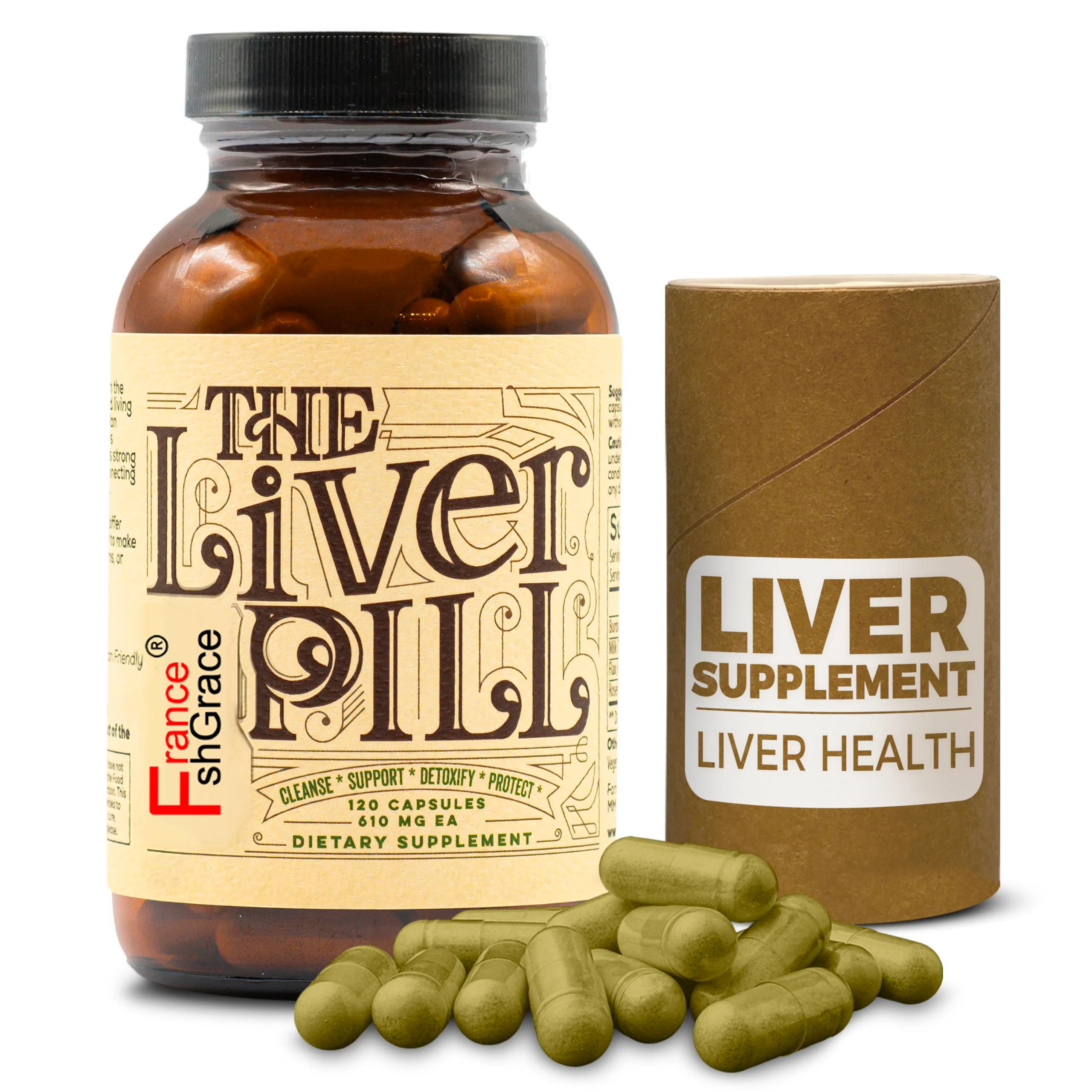The Liver Pill Capsules Herbal Liver Cleanse Detox & Repair Pills ...