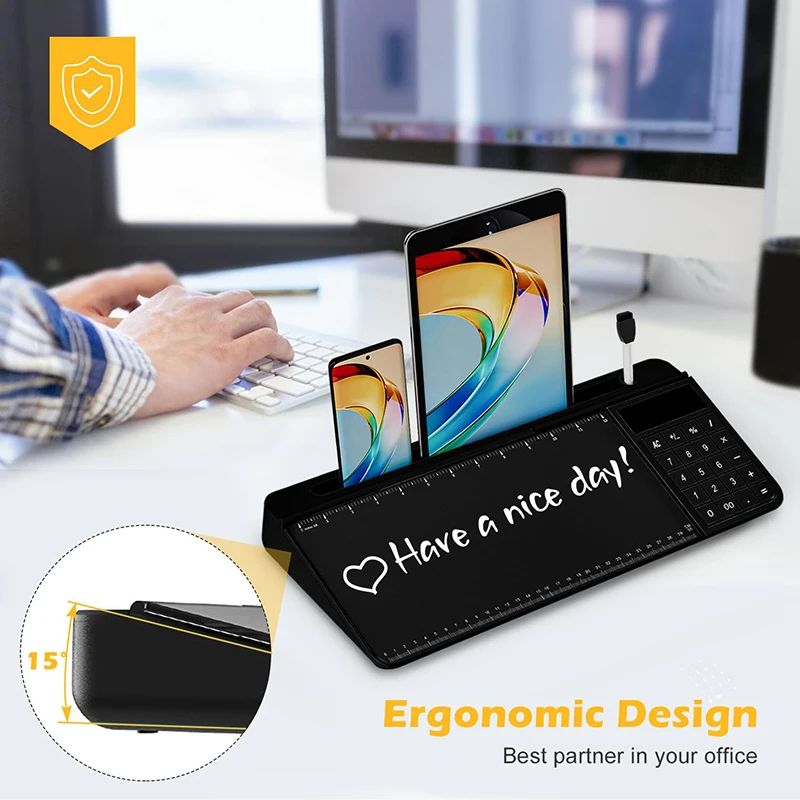 Desk Organizers Tilted Computer Keyboard Stand Dry Earse Board Desktop ...