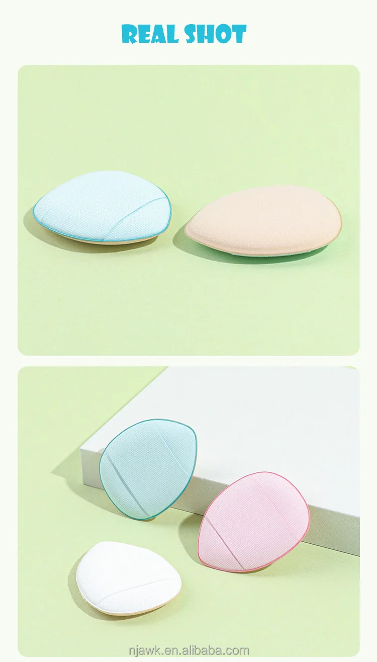 Awk Beauty Air Cushion Mini Finger Pointed Powder Puff Sponge Small For ...