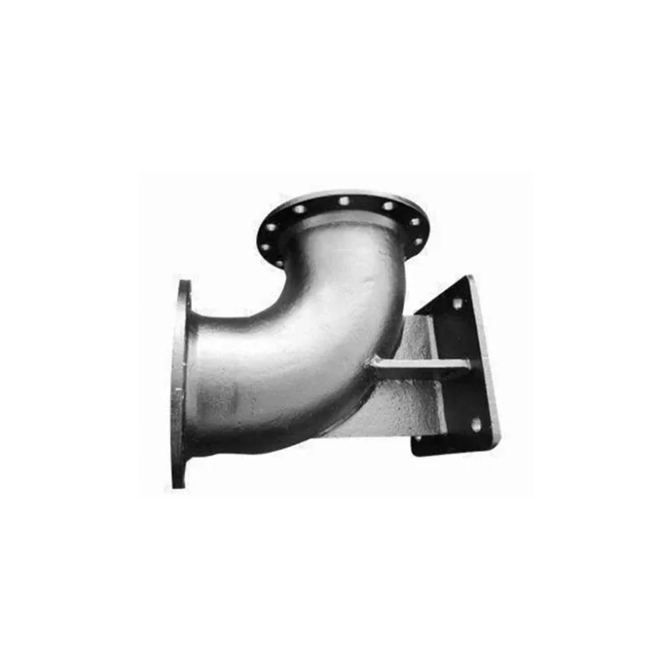 ISO2531 Ductile Cast Iron Pipe Fitting - 90° Double Flanged Duckfoot Bend