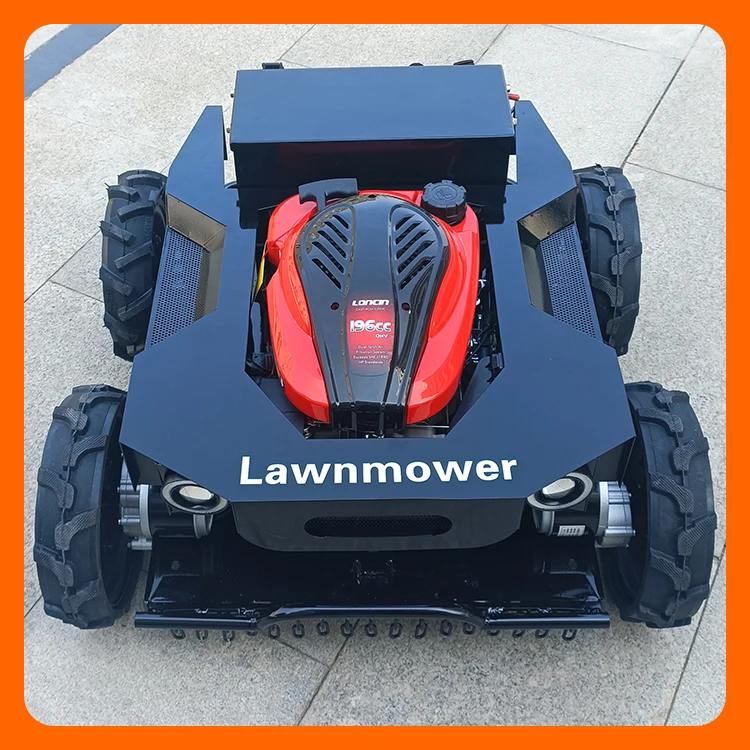 4wd Remote Control Lawn Mower 4x4 Wheeled Rc Robot Grass Cutter Machine ...