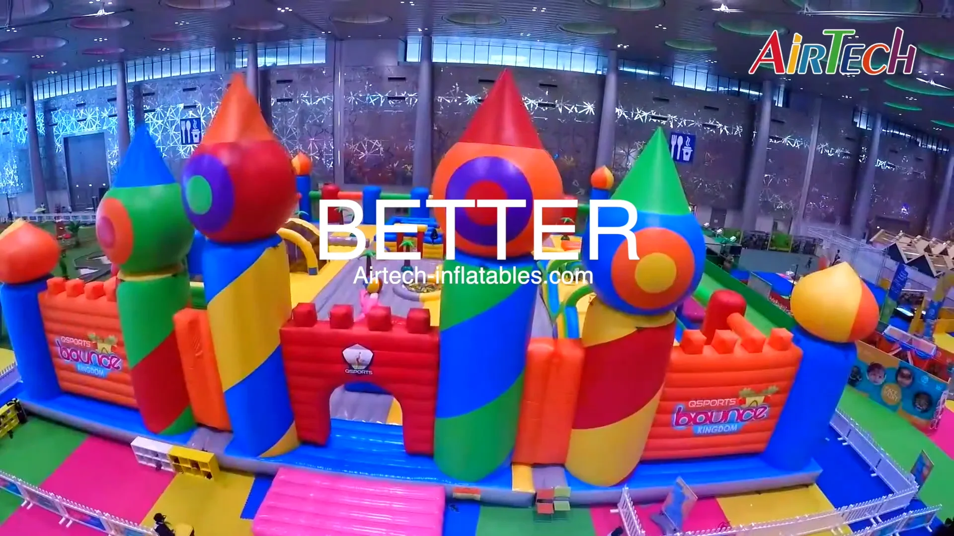 Giant Inflatable Fun City Bounce House Jumping Castle Lizard Amusement ...
