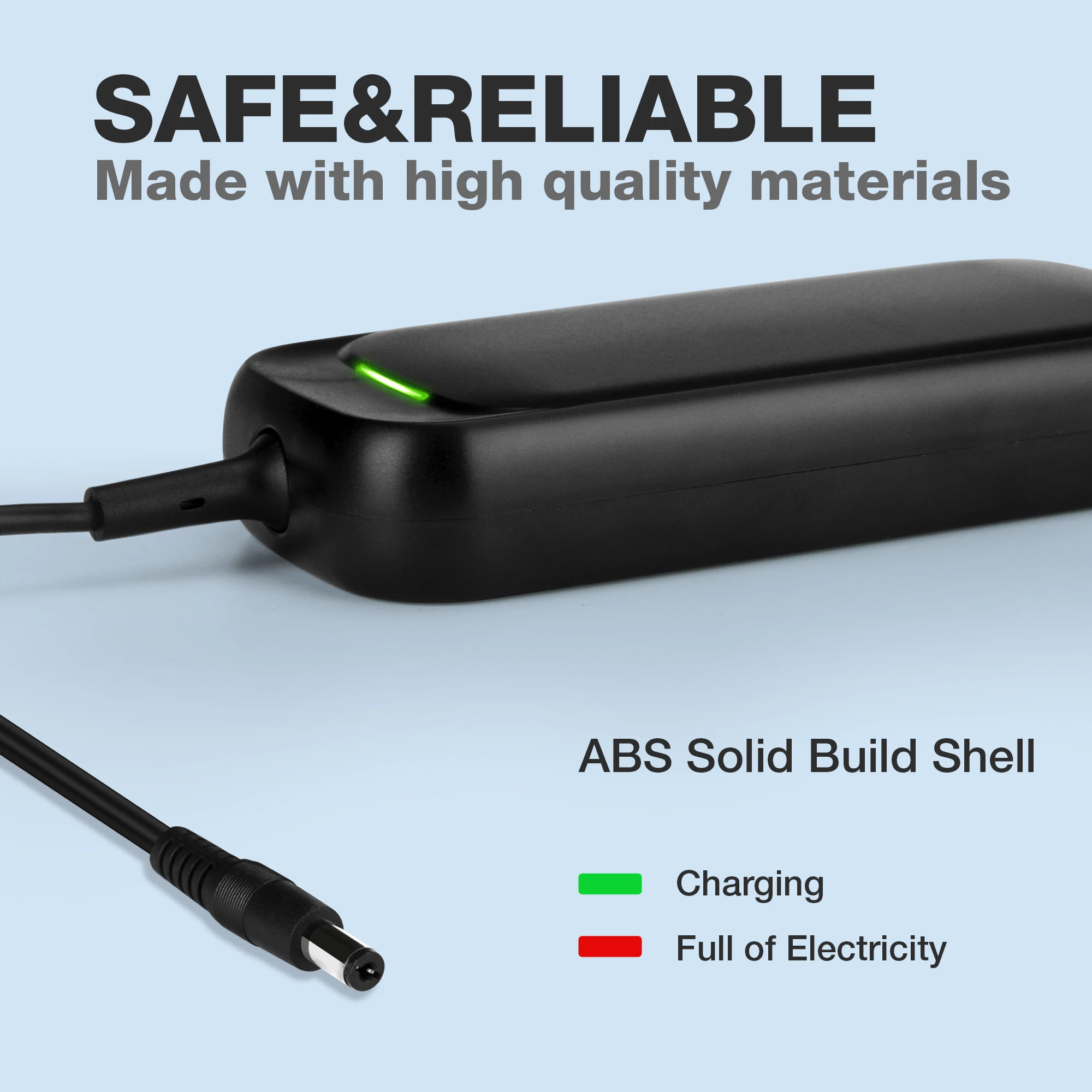 C80 42V 2A Lithium Battery Charger for E-Bikes & Scooters