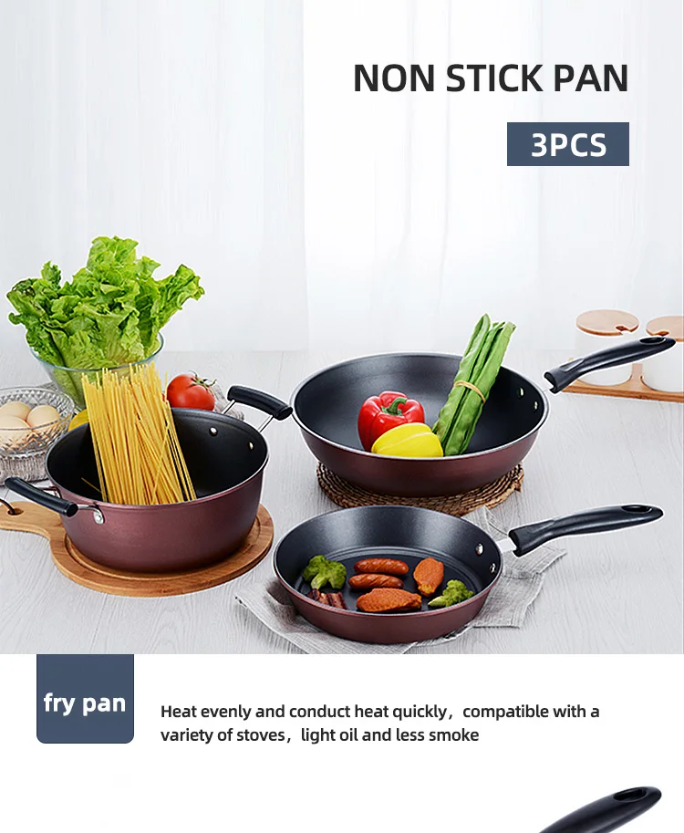 Wholesale TOP Seller 6 Pieces Red Cast Iron Cooking Pot Set Nonstick ...