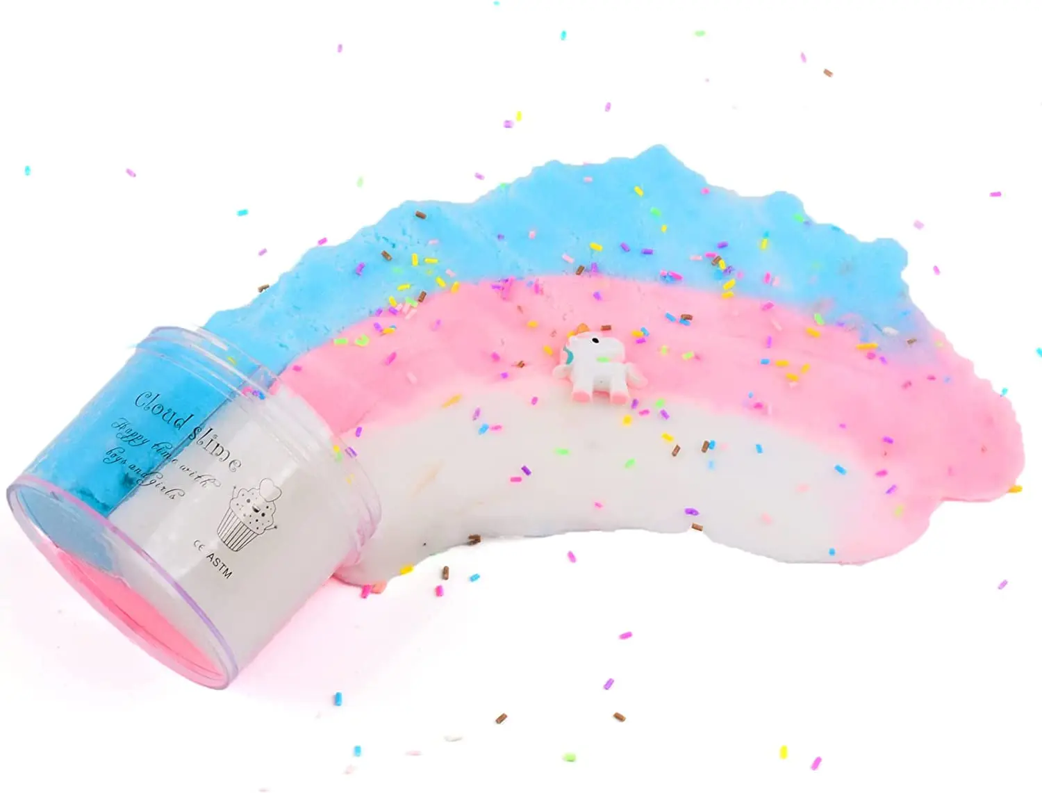 Hot Selling Rainbow Slime Stress Relief Toys,Soft & Non-sticky,Squishy ...