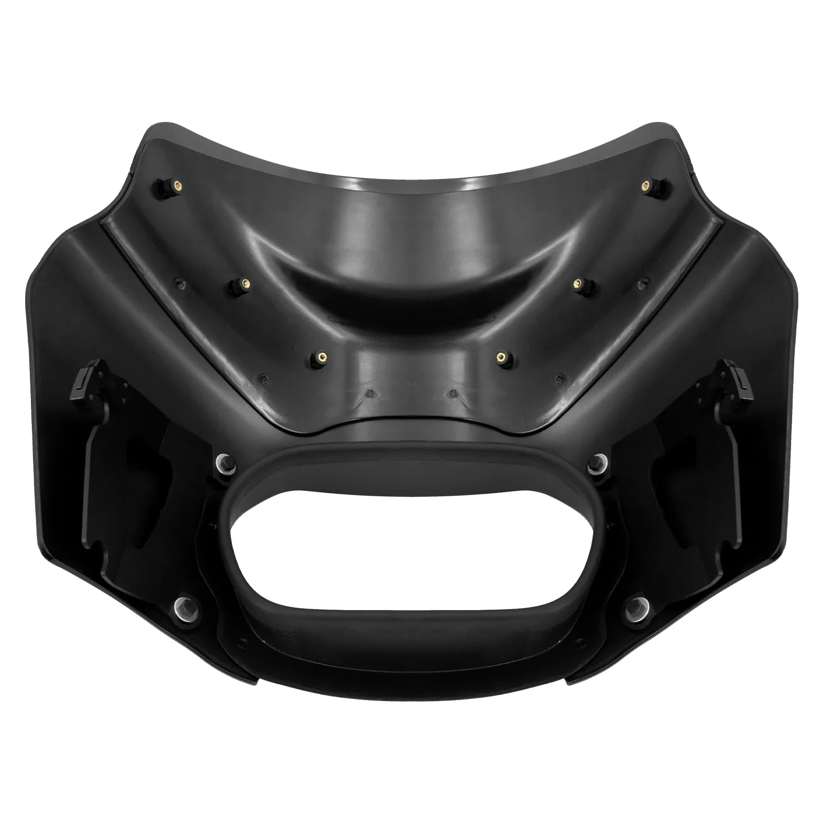 Motorcycle Abs Headlight Fairing Cover Headlamp Front Cowl Black For ...