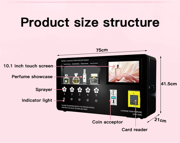 Intelligent Small Perfume Vending Machine - Self-Serving Automated ...