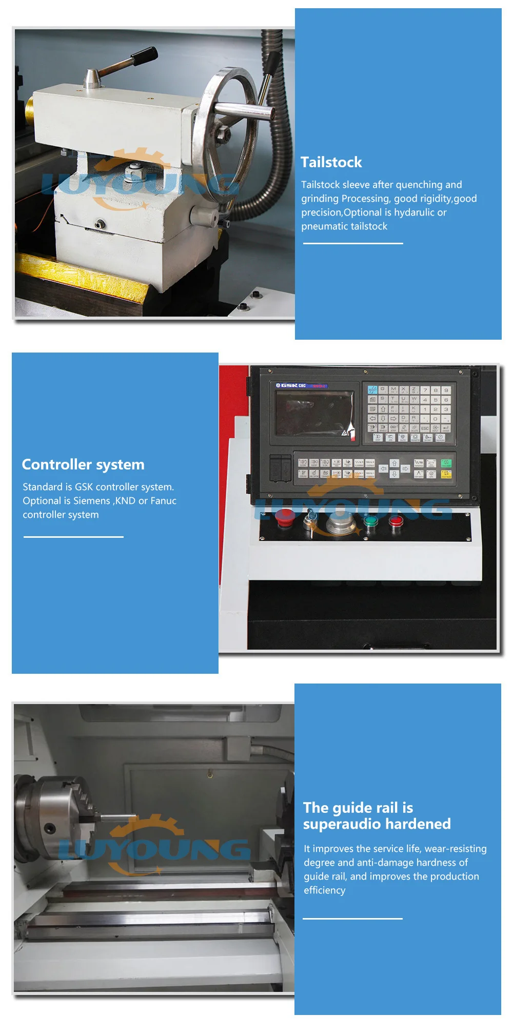 High Precision Small Simple CNC Lathe Machine CK6132