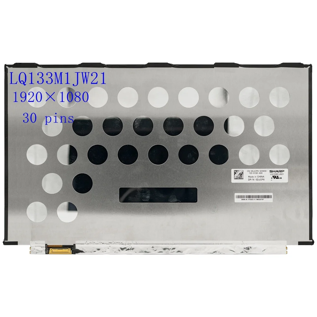 Original LQ133M1JW21 13.3 Inch IPS LCD Screens for Business